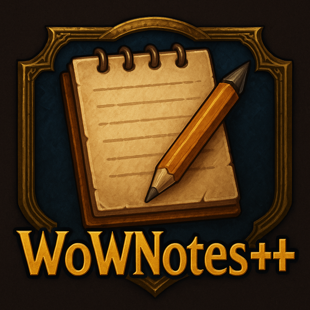 WoWNotes++